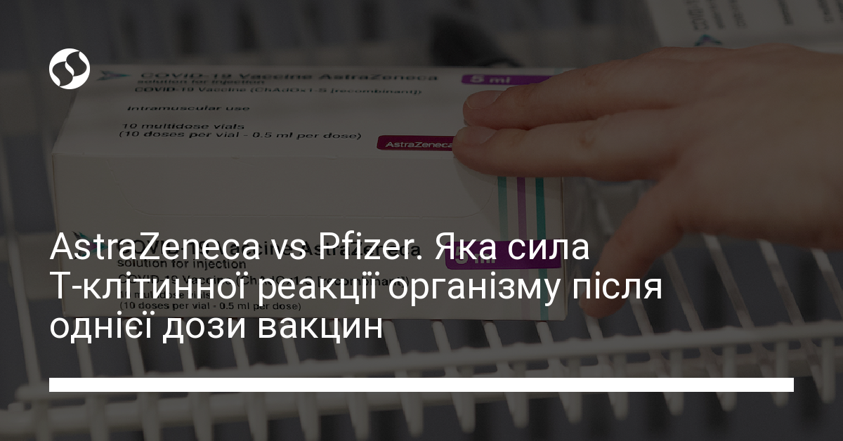 AstraZeneca vs Pfizer – у якої вакцини краще Т-клітинний імунітет проти ...