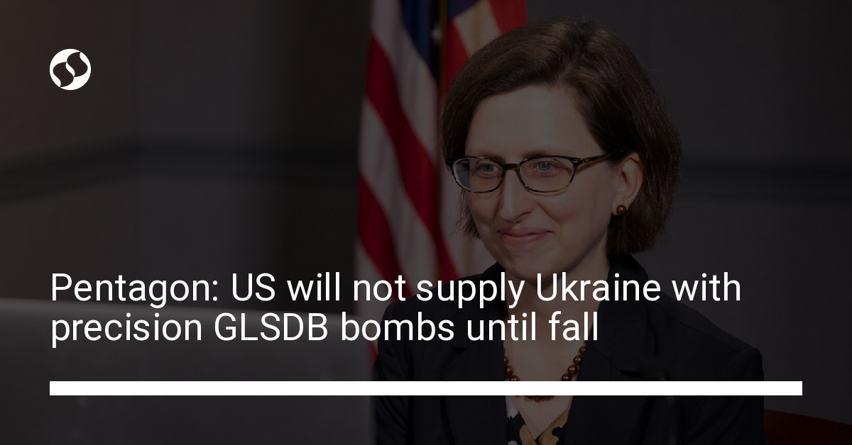 The US will deliver high-precision GLSDB bombs to Ukraine no earlier than fall — Pentagon ...